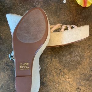 Report | Shoes | Report Platform Wedge Beaded Heels | Poshmark